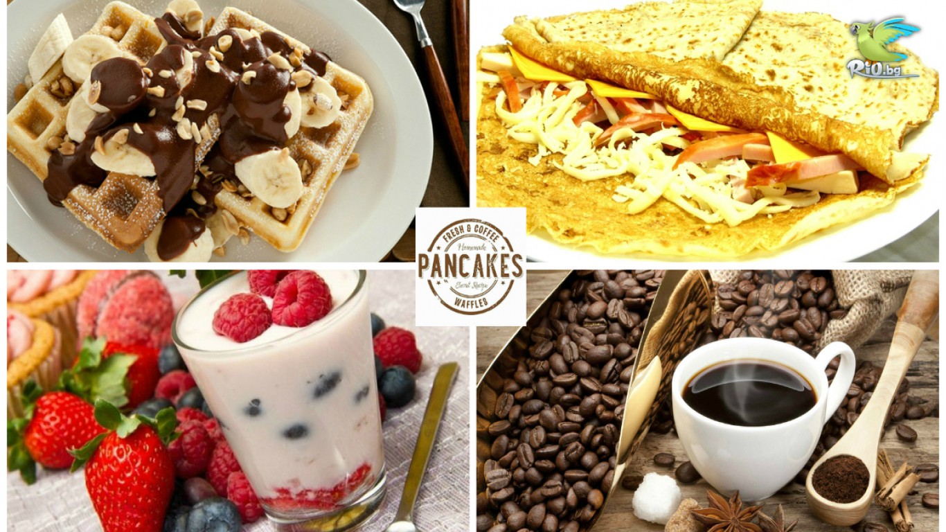 Сладко изкушение от Pancakes &Waffles! Гофрета Raffaello или Палачинка ...